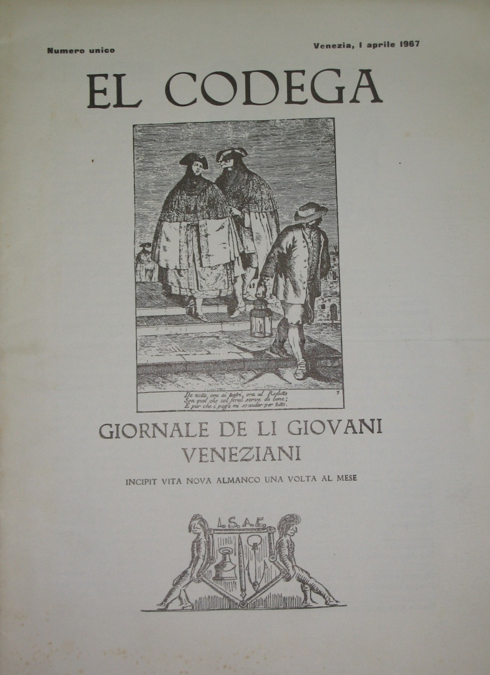 Codega (El) - Un secolo di carta Venezia